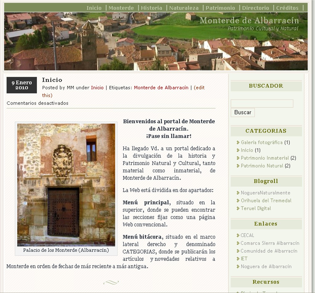 Monterde estrena nueva Web | CECAL